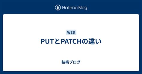 Put Patch
