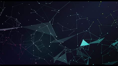 Abstract Background Of Neon Purple Moving Lines And Dots Connected To Form A Plexus Seamless