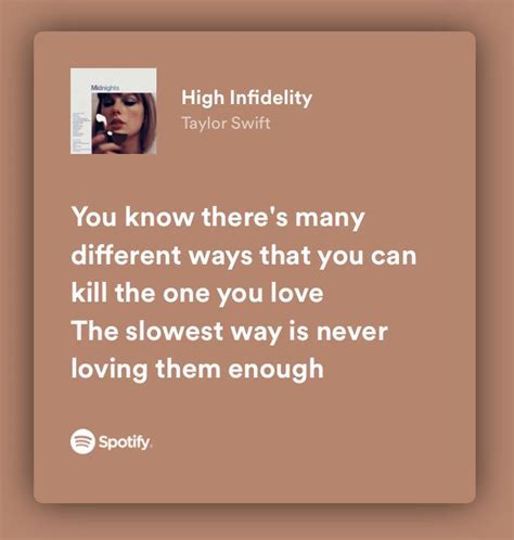 High Infidelity Taylor Swift Taylor Swift Song Lyrics Taylor Swift