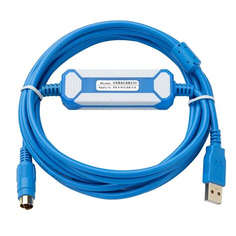 Usbacab Delta Plc Programming Cable Usb To Rs Adapter For Usb Dvp
