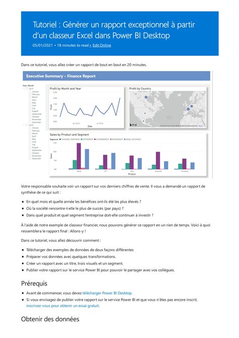 Solution G N Rer Un Rapport Exceptionnel Partir D Un Classeur Excel