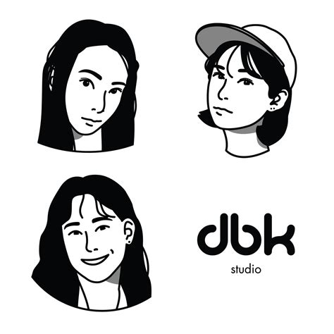 트렌디한 감각의 미니멀 라인드로잉 프로필 크몽