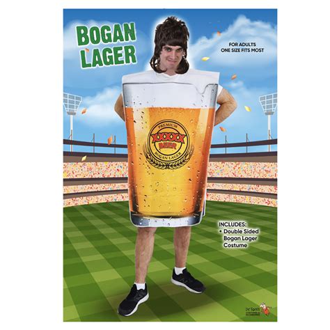 Bogan Lager Beer Costume Sydney Costume Shop
