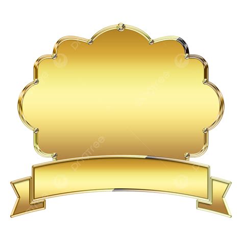 Royal Gold Frame Png Picture Blank Royal Label Shape Gold Ribbon Frame Png Psd Label Gold