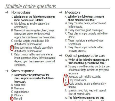 Solution Surgery Mcq Studypool