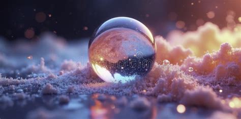 Soap Bubbles Forming A Sphere Around A Central Point Soap Bubble