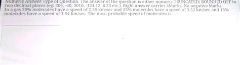 Numeric Answer Type Of Question The Answer Of The Question Is Either