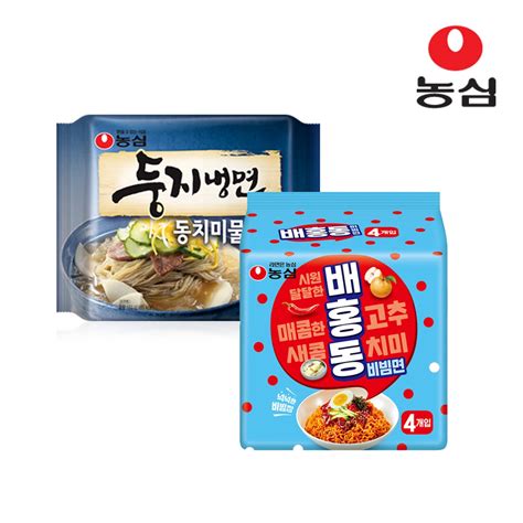 농심 둥지냉면 동치미 물냉면 멀티팩 X 1개배홍동비빔면 멀티팩 X 1개 홈플러스 택배배송