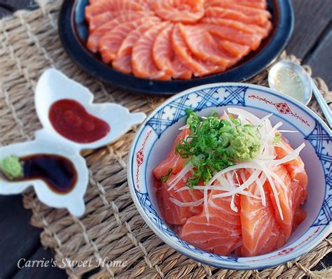 일본식 연어덮밥연어돈부리사케동 サケ丼