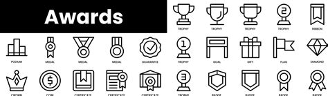 Set Of Outline Russia Icons Minimalist Thin Vector Image