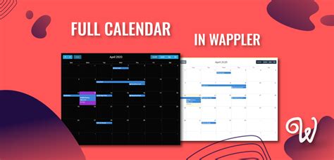 Full Calendar The Most Powerful Event Calendar Now In Wappler