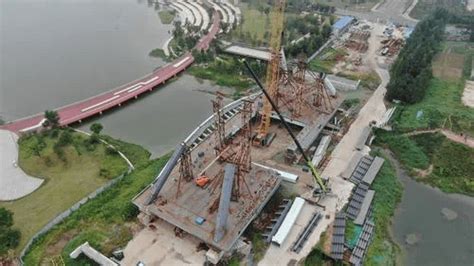 11月底前济宁高新区鸿雁湖三座桥梁工程将陆续通车路桥