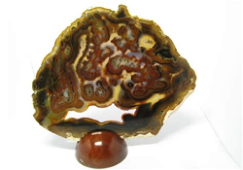 Купить агат бразильский, разноцветный, № 10669