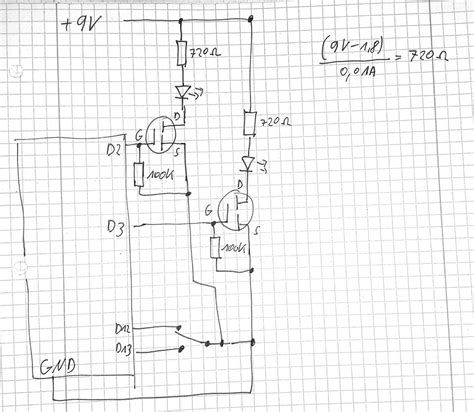 Drive Separate Leds With Two Pole Switch Programming Arduino Forum