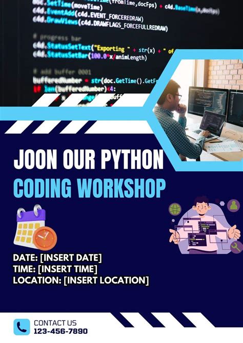 Entry 32 By Naharbd9 For Python Workshop Flyer Design 02 10 2024 03 57 Edt Freelancer