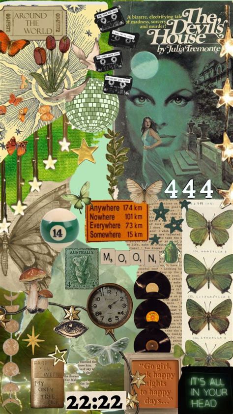 Groovy Cool Aesthetic Wallpaper Collage Vintage Nature Beauty Vibes