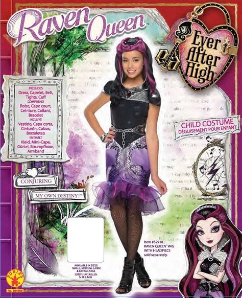 Charlotte Mall Size L 12 14 Ever After High Raven Queen Halloween