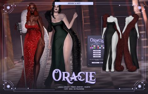 Second Life Marketplace Oracle Jessica Stole Fatpack