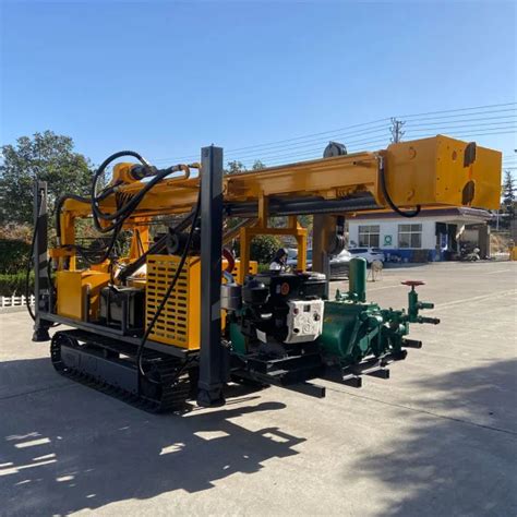 China Factory 350m Drilling Depth Borehole Dth Water Well Drilling Rig
