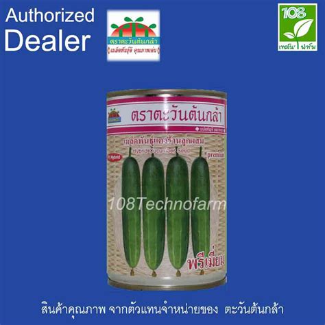 เมล็ดพันธุ์ แตงร้าน พรีเมี่ยม ตรา ตะวันต้นกล้า 50 กรัม 100กรัม