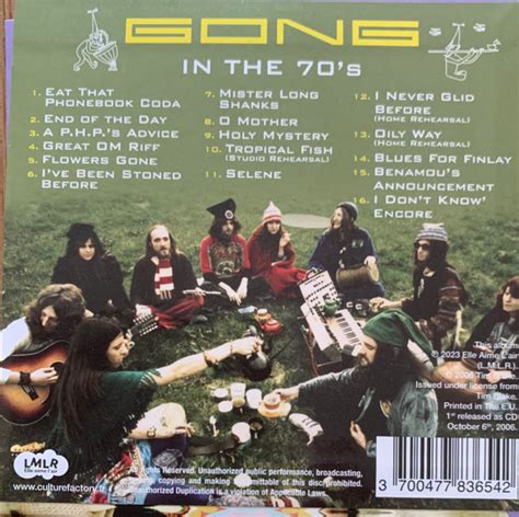 Gong Gong In The 70s Cd Nuevo Pasion Por Los Vinilos