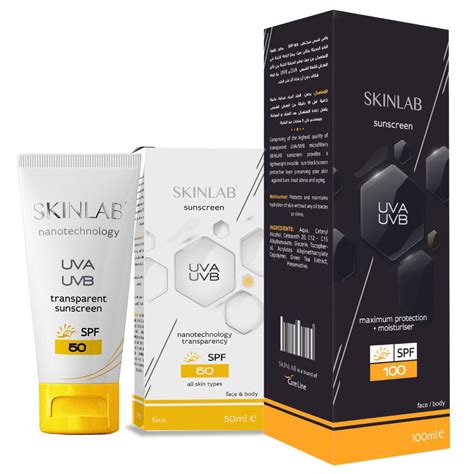 Sunscreen Combo Pack Spf 50 100ml 50ml Skin Lab South Africa