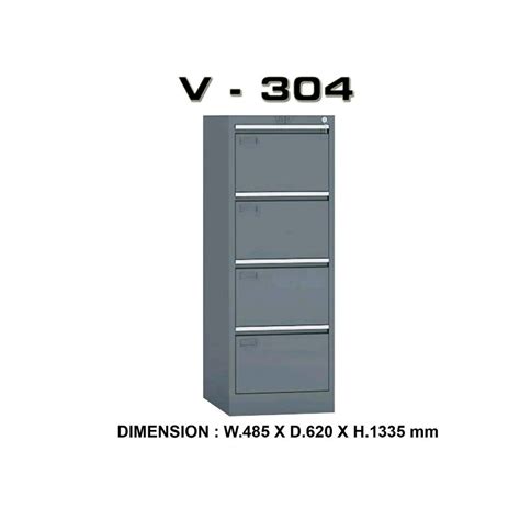Jual Jual Filling Cabinet Atau Laci Besi 4 Laci Merk Vip Type V 304