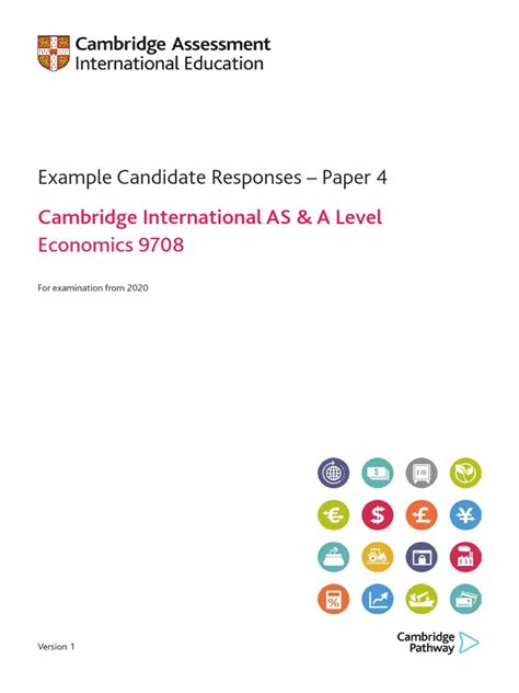 9708 Example Candidate Responses Paper 4 For Examination From 2020