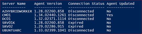 Latest Agent Version On Your Azure Arc Enabled Servers