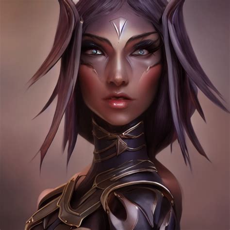 Krea Ai A Dnd Female Dark Elf Made By Stanley Artgerm Lau