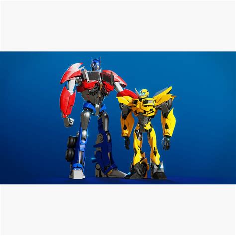 Bumblebee Transformers Prime 3d 모델 다운로드 로봇 On