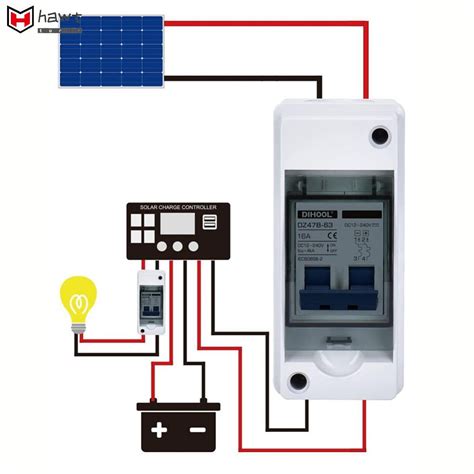 Solar PV Cell Sink Box Isolation Box DC V Circuit Breaker Solar System Isolation Switch DC