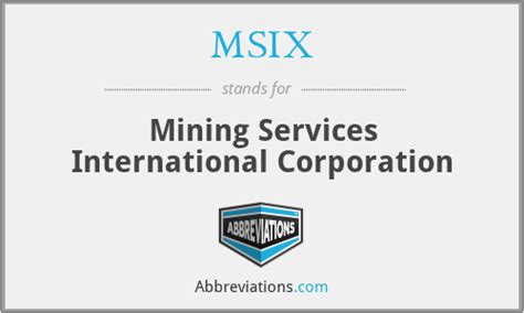 what does msix stand for