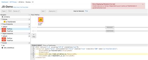 JavaScript Policy Deployment Error Troubleshooting Apigee Edge Apigee Docs