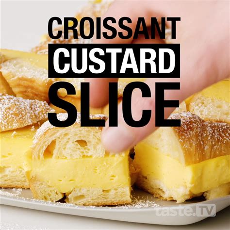 Croissant Custard Slice Artofit
