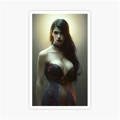 Vampire Seductress Sticker For Sale By Eliteijr Redbubble