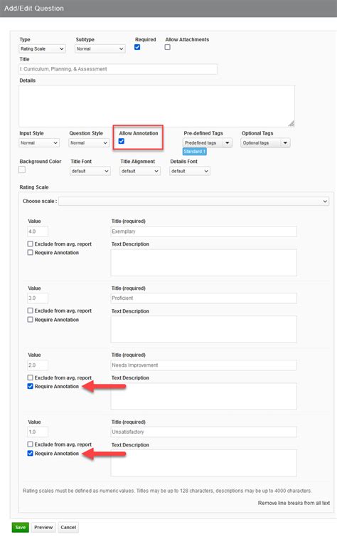 Release Announcement Required Annotation Capability For Rating Scale