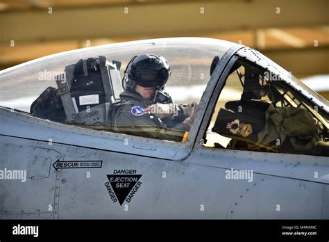A U S Air Force A 10c Thunderbolt Ii Pilot Prepares To Take Off During The Bushwhacker 18 02