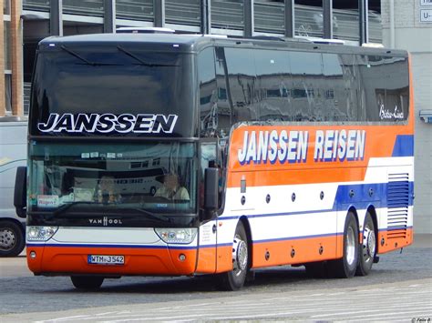 Van Hool Tx18 Von Janssen Reisen Aus Deutschland Im Stadthafen Sassnitz