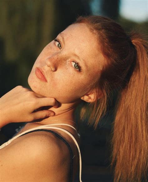 Red Hair Blue Eyes And Freckles Sexy Sexy
