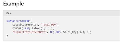 solved ignore function can only be used in the summarizec