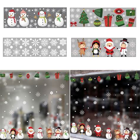 บาร์สติ๊กเกอร์ติดผนังกาวในตัวห้องนั่งเล่นในบ้านชุด30 10ซม กระเบื้องแก้วโปร่งแสงคริสต์มาส