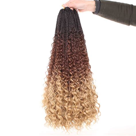Buy Xtrend 20 Inch 6 Packs Goddess Box Braids Crochet Hair With Curly