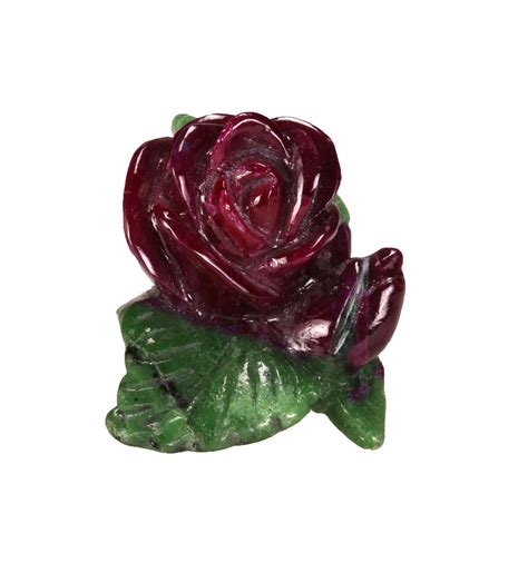 Ruby And Zoisite Carving Mundarara Mine Arusha Region Tanzania