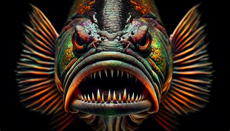 Download Ai Generated Fish Angry Royalty Free Stock Illustration