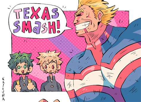 All Might Texas Smash By Kajiuna On Newgrounds