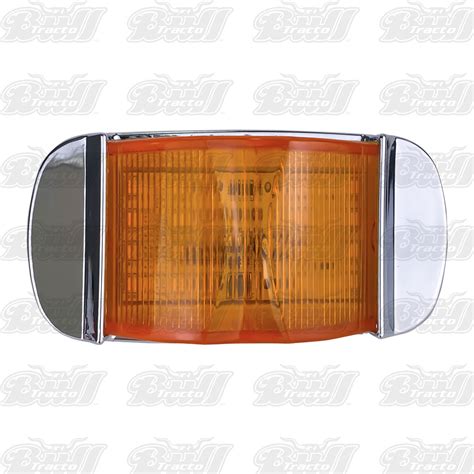 Amber Side Markers Light In Chrome Bezel Shark Chrome Shop