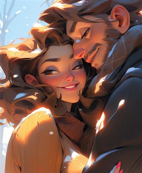 Premium Ai Image Lovely Couples Kissing And Hugging