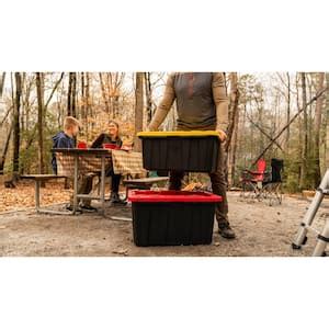 17 Gal HDX Storage Bins The Home Depot