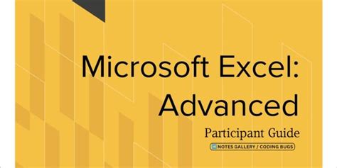 Microsoft Excel Advanced Participant Guide Pdf